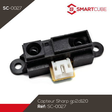 Capteur Sharp GP2D120 – SMART CUBE