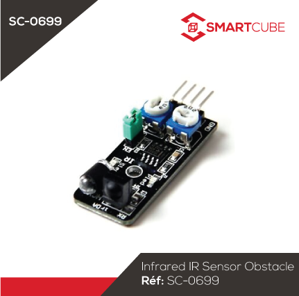 Capteur infrarouge d’évitement d’obstacles IR pour Smart Car Arduino et ...