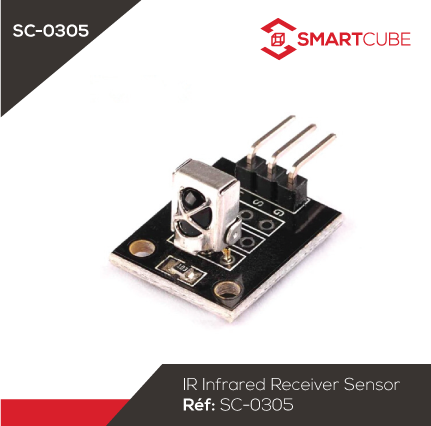Universal IR Infrared Receiver Sensor Module CHQ1838 – SMART CUBE