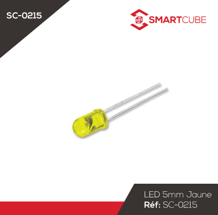 LED 5mm Jaune – SMART CUBE